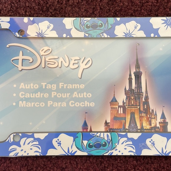 Disney | Other | Disney Stitch License Plate Frame | Poshmark